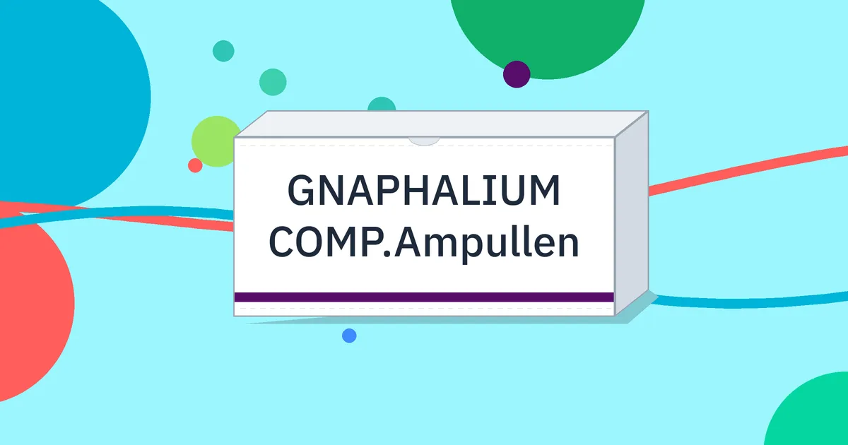 Symbolbild: Packung mit der Aufschrift GNAPHALIUM COMP.Ampullen (PZN 01751547) – Verfügbarkeit und Bezug in Apotheken in Frankfurt am Main