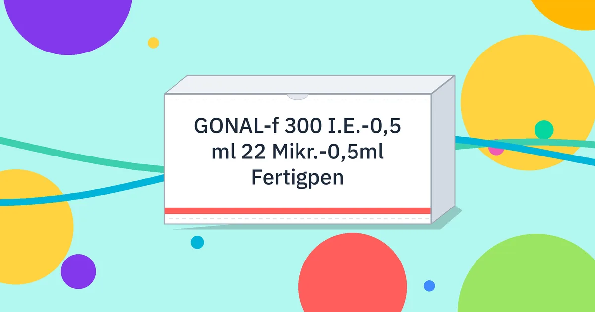 Symbolbild: Packung mit der Aufschrift GONAL-f 300 I.E.-0,5 ml 22 Mikr.-0,5ml Fertigpen (PZN 09763231) – Verfügbarkeit und Bezug in Apotheken in Frankfurt am Main