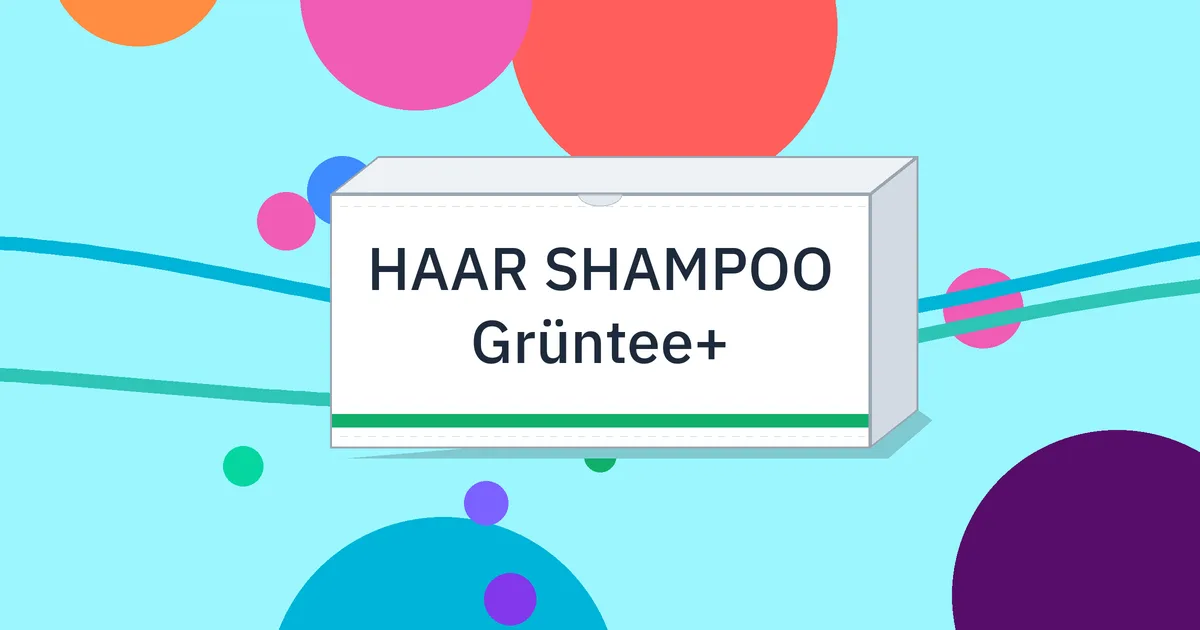 Symbolbild: Packung mit der Aufschrift HAAR SHAMPOO Grüntee+ (PZN 17428469) – Verfügbarkeit und Bezug in Apotheken in Frankfurt am Main