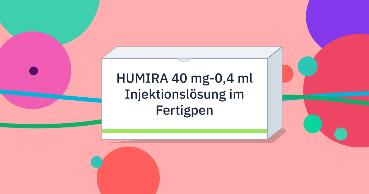 Symbolbild: Packung mit der Aufschrift HUMIRA 40 mg-0,4 ml Injektionslösung im Fertigpen (PZN 12473608) – Verfügbarkeit und Bezug in Apotheken in Frankfurt am Main