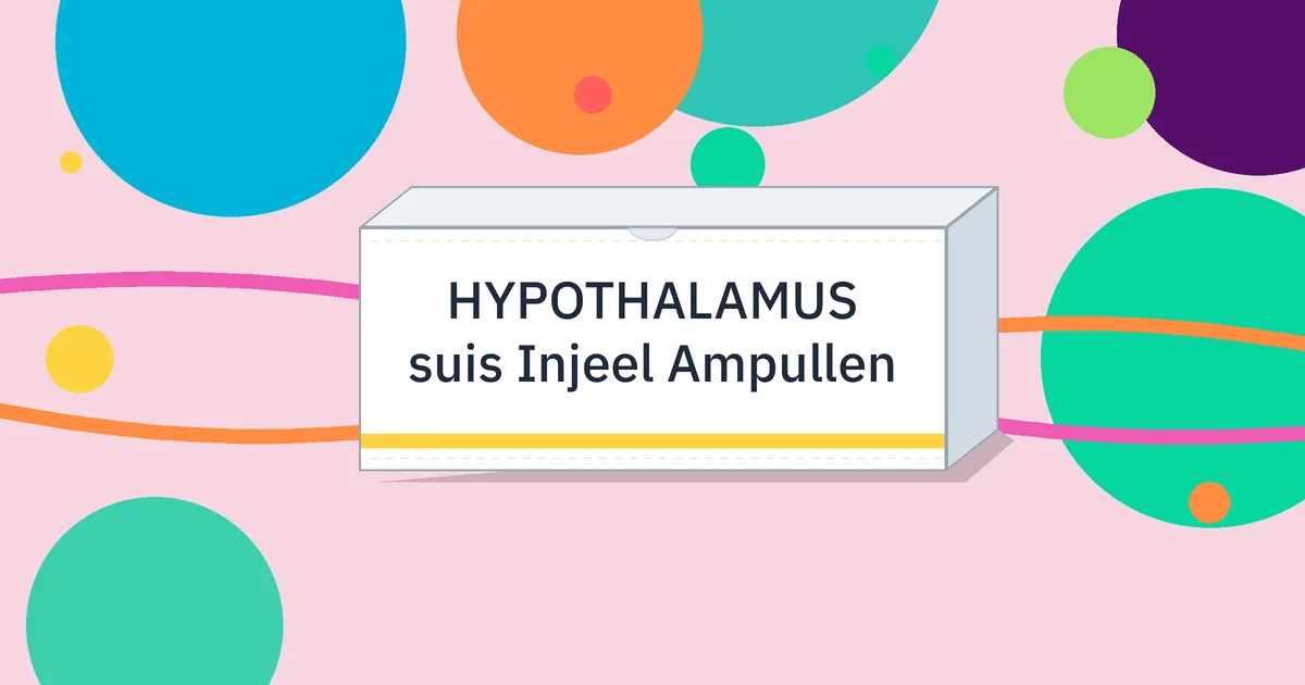 Symbolbild: Packung mit der Aufschrift HYPOTHALAMUS suis Injeel Ampullen (PZN 00513768) – Verfügbarkeit und Bezug in Apotheken in Frankfurt am Main