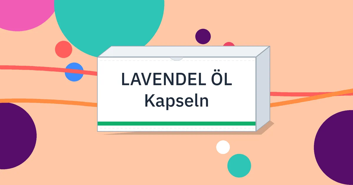 Symbolbild: Packung mit der Aufschrift LAVENDEL ÖL Kapseln (PZN 14045087) – Verfügbarkeit und Bezug in Apotheken in Frankfurt am Main