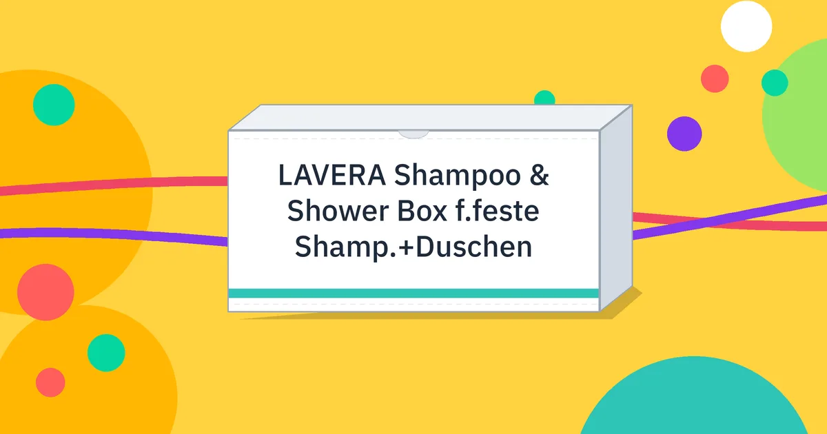 Symbolbild: Packung mit der Aufschrift LAVERA Shampoo & Shower Box f.feste Shamp.+Duschen (PZN 16655453) – Verfügbarkeit und Bezug in Apotheken in Frankfurt am Main