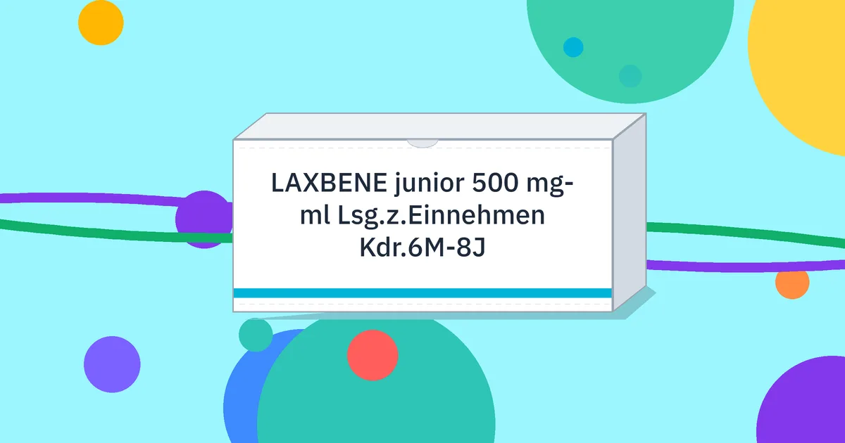Symbolbild: Packung mit der Aufschrift LAXBENE junior 500 mg-ml Lsg.z.Einnehmen Kdr.6M-8J (PZN 11729922) – Verfügbarkeit und Bezug in Apotheken in Frankfurt am Main