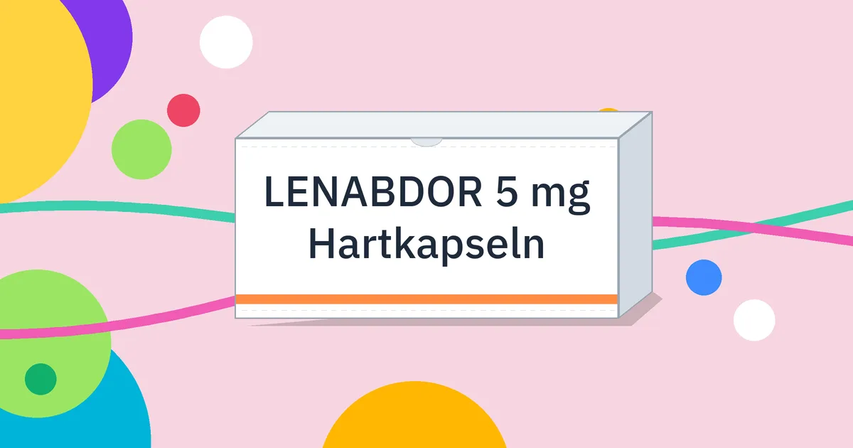 Symbolbild: Packung mit der Aufschrift LENABDOR 5 mg Hartkapseln (PZN 17934238) – Verfügbarkeit und Bezug in Apotheken in Frankfurt am Main