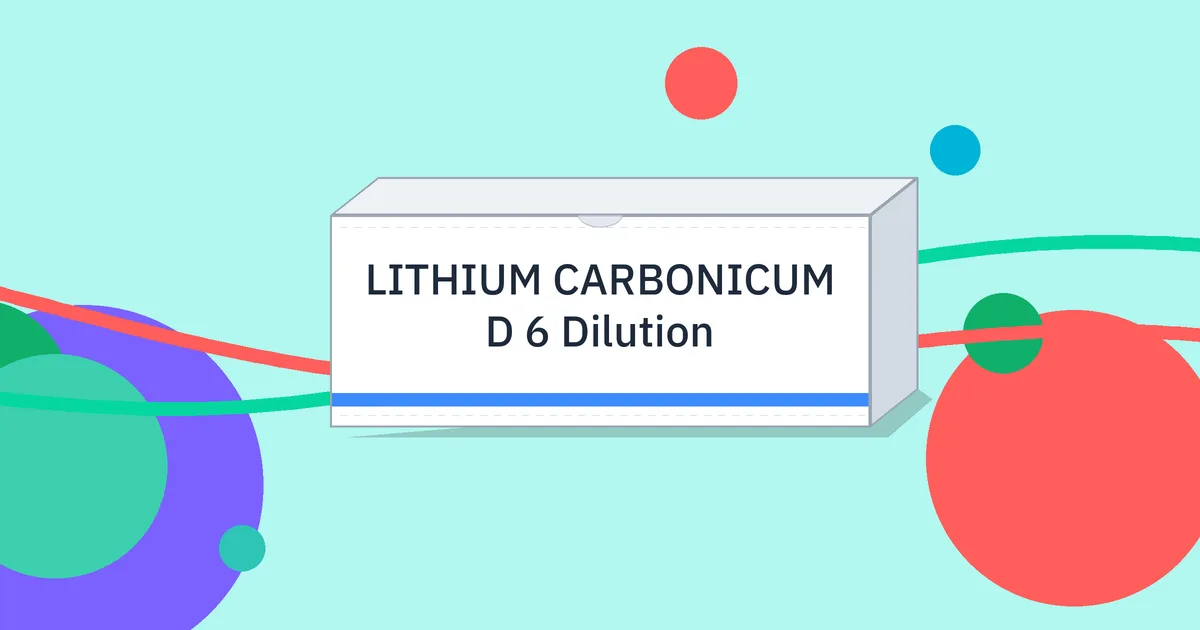 Symbolbild: Packung mit der Aufschrift LITHIUM CARBONICUM D 6 Dilution (PZN 02617012) – Verfügbarkeit und Bezug in Apotheken in Frankfurt am Main