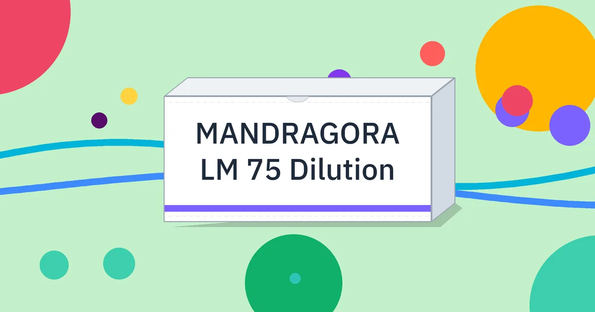Symbolbild: Packung mit der Aufschrift MANDRAGORA LM 75 Dilution (PZN 12942167) – Verfügbarkeit und Bezug in Apotheken in Frankfurt am Main