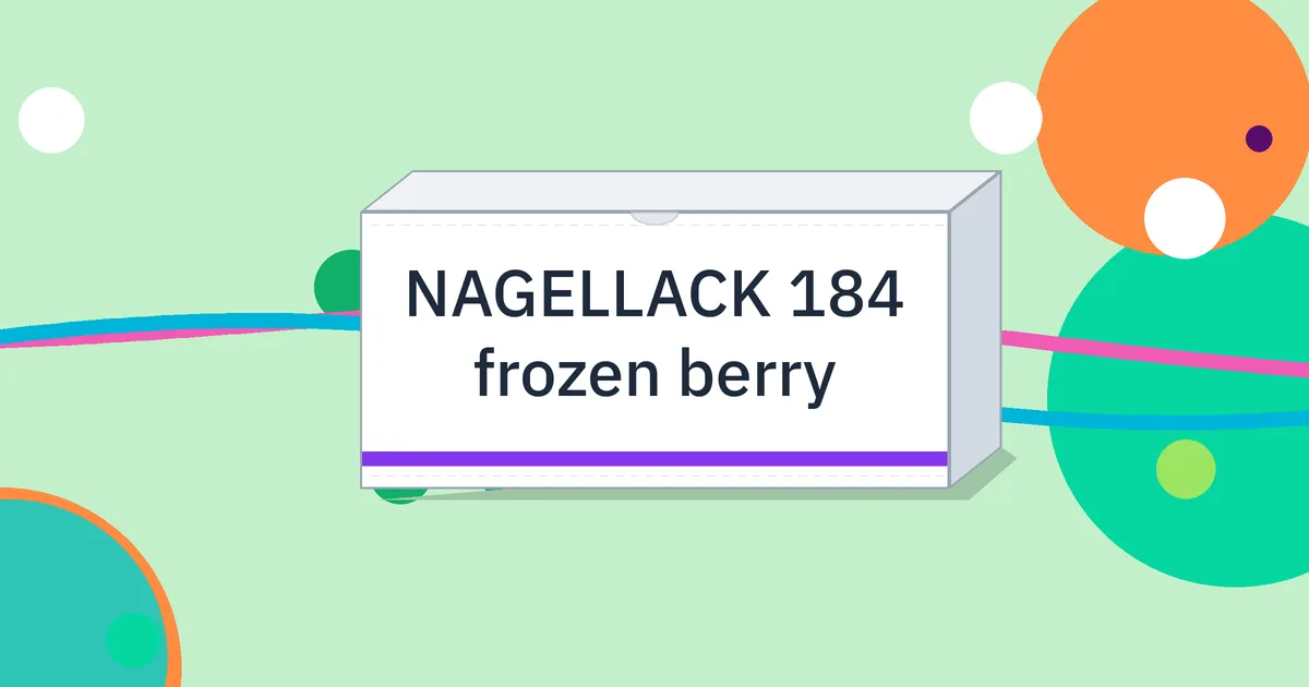 Symbolbild: Packung mit der Aufschrift NAGELLACK 184 frozen berry (PZN 10850403) – Verfügbarkeit und Bezug in Apotheken in Frankfurt am Main