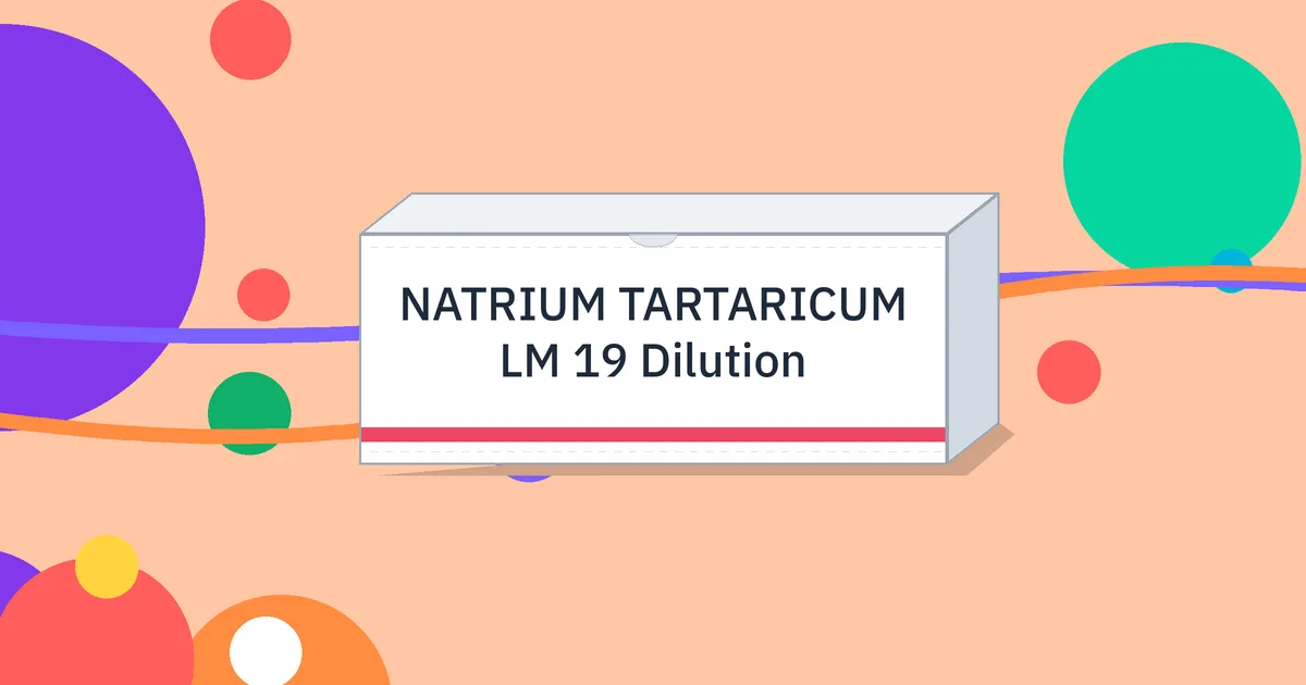 Symbolbild: Packung mit der Aufschrift NATRIUM TARTARICUM LM 19 Dilution (PZN 12967776) – Verfügbarkeit und Bezug in Apotheken in Frankfurt am Main