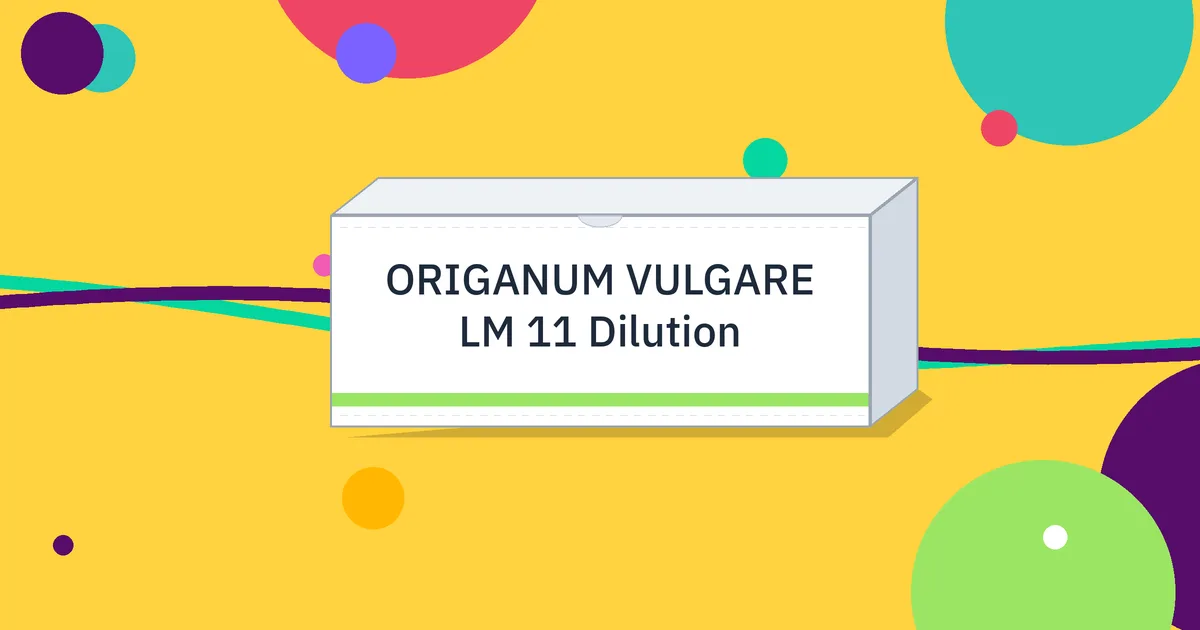 Symbolbild: Packung mit der Aufschrift ORIGANUM VULGARE LM 11 Dilution (PZN 12973021) – Verfügbarkeit und Bezug in Apotheken in Frankfurt am Main