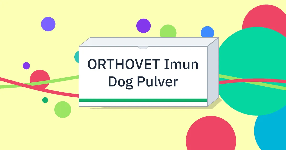 Symbolbild: Packung mit der Aufschrift ORTHOVET Imun Dog Pulver (PZN 14320300) – Verfügbarkeit und Bezug in Apotheken in Frankfurt am Main