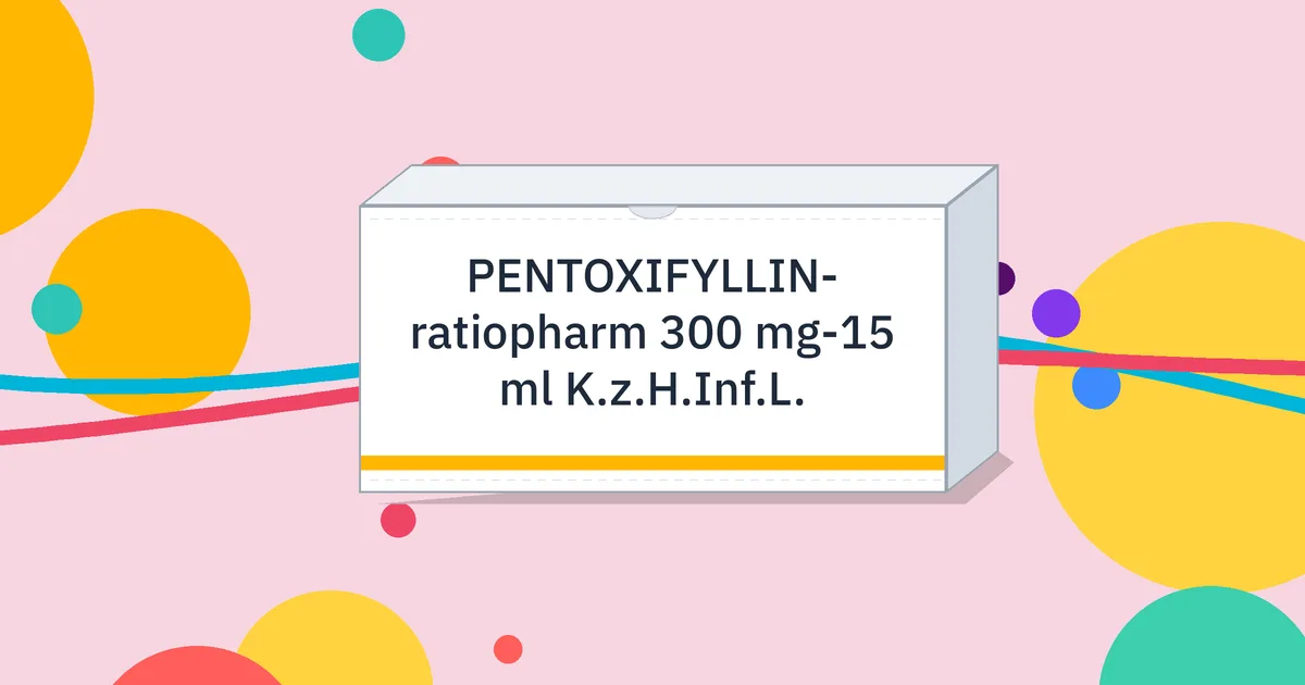 Symbolbild: Packung mit der Aufschrift PENTOXIFYLLIN-ratiopharm 300 mg-15 ml K.z.H.Inf.L. (PZN 03639292) – Verfügbarkeit und Bezug in Apotheken in Frankfurt am Main