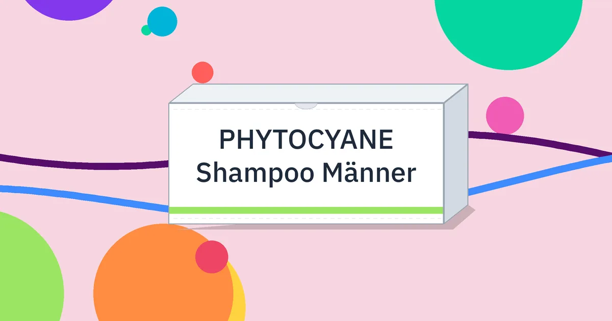 Symbolbild: Packung mit der Aufschrift PHYTOCYANE Shampoo Männer (PZN 18603839) – Verfügbarkeit und Bezug in Apotheken in Frankfurt am Main