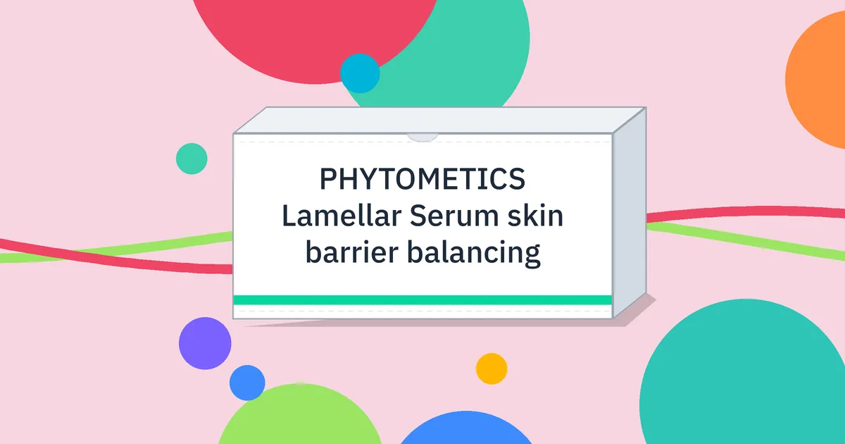Symbolbild: Packung mit der Aufschrift PHYTOMETICS Lamellar Serum skin barrier balancing (PZN 19957321) – Verfügbarkeit und Bezug in Apotheken in Frankfurt am Main