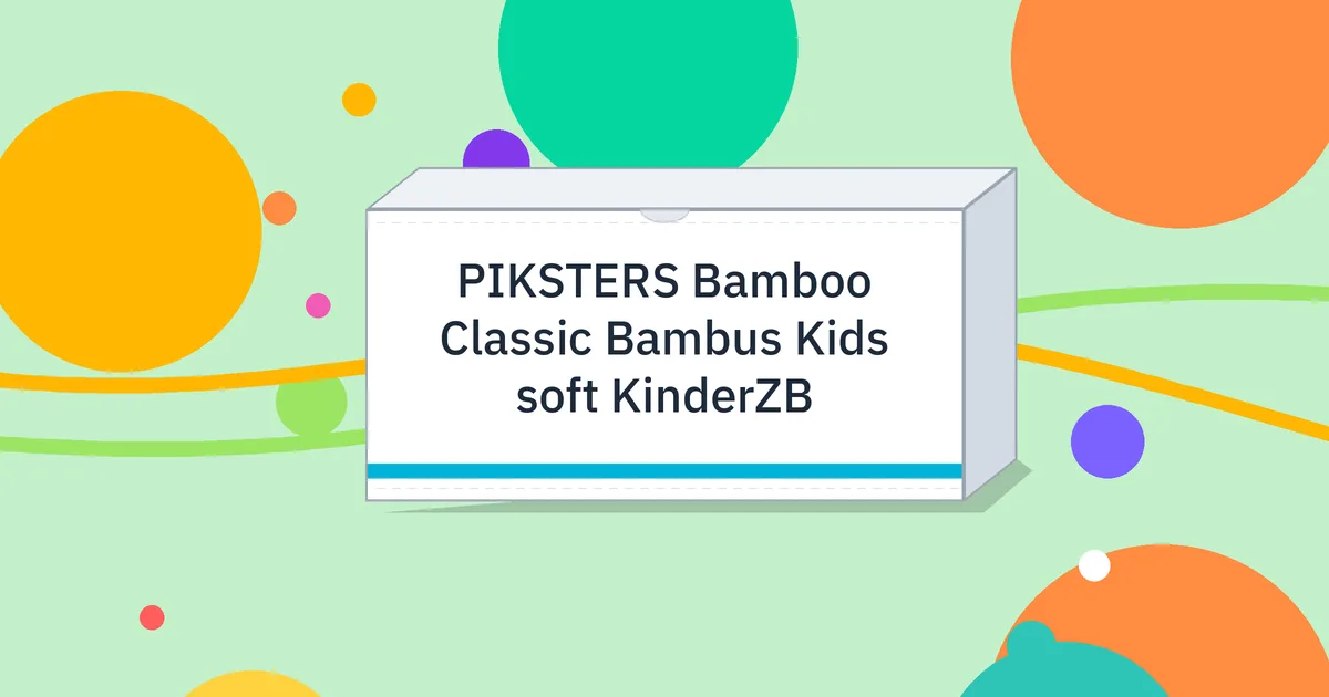 Symbolbild: Packung mit der Aufschrift PIKSTERS Bamboo Classic Bambus Kids soft KinderZB (PZN 17857779) – Verfügbarkeit und Bezug in Apotheken in Frankfurt am Main