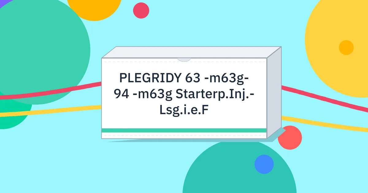 Symbolbild: Packung mit der Aufschrift PLEGRIDY 63 -m63g-94 -m63g Starterp.Inj.-Lsg.i.e.F (PZN 12592394) – Verfügbarkeit und Bezug in Apotheken in Frankfurt am Main