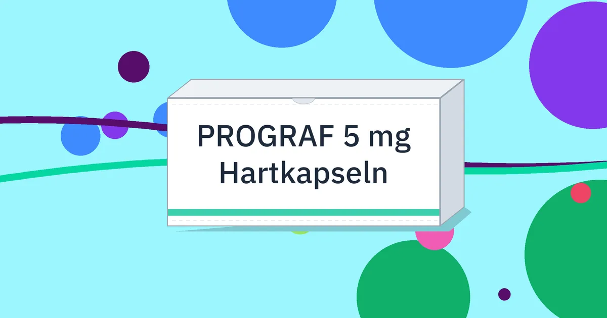 Symbolbild: Packung mit der Aufschrift PROGRAF 5 mg Hartkapseln (PZN 08907403) – Verfügbarkeit und Bezug in Apotheken in Frankfurt am Main