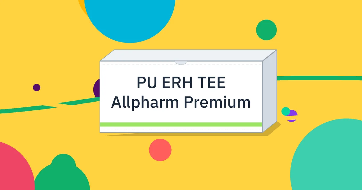 Symbolbild: Packung mit der Aufschrift PU ERH TEE Allpharm Premium (PZN 19388082) – Verfügbarkeit und Bezug in Apotheken in Frankfurt am Main