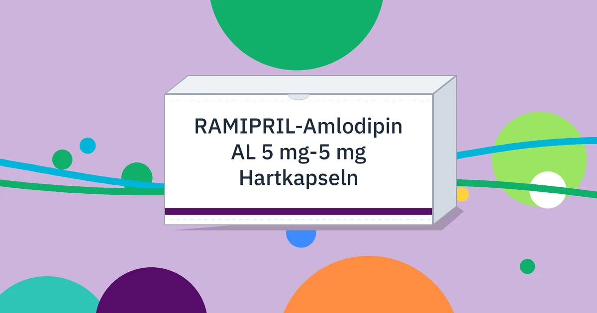 Symbolbild: Packung mit der Aufschrift RAMIPRIL-Amlodipin AL 5 mg-5 mg Hartkapseln (PZN 15563401) – Verfügbarkeit und Bezug in Apotheken in Frankfurt am Main