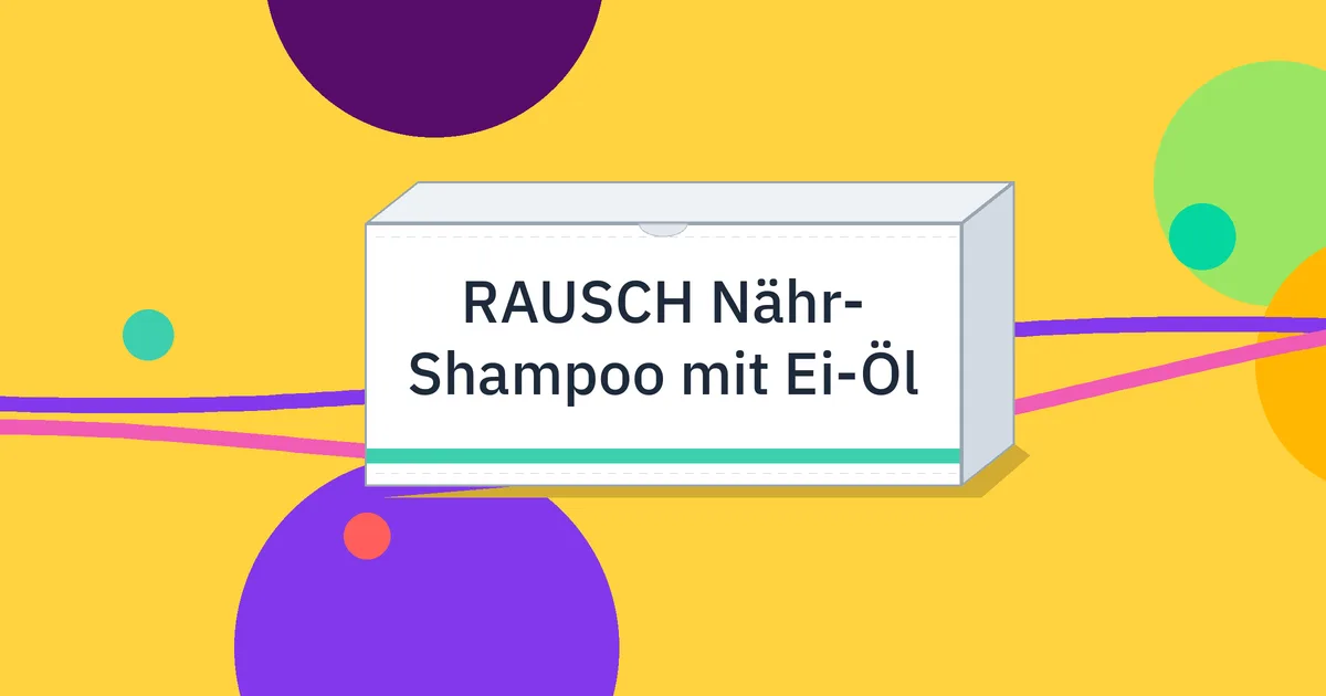 Symbolbild: Packung mit der Aufschrift RAUSCH Nähr-Shampoo mit Ei-Öl (PZN 18742311) – Verfügbarkeit und Bezug in Apotheken in Frankfurt am Main
