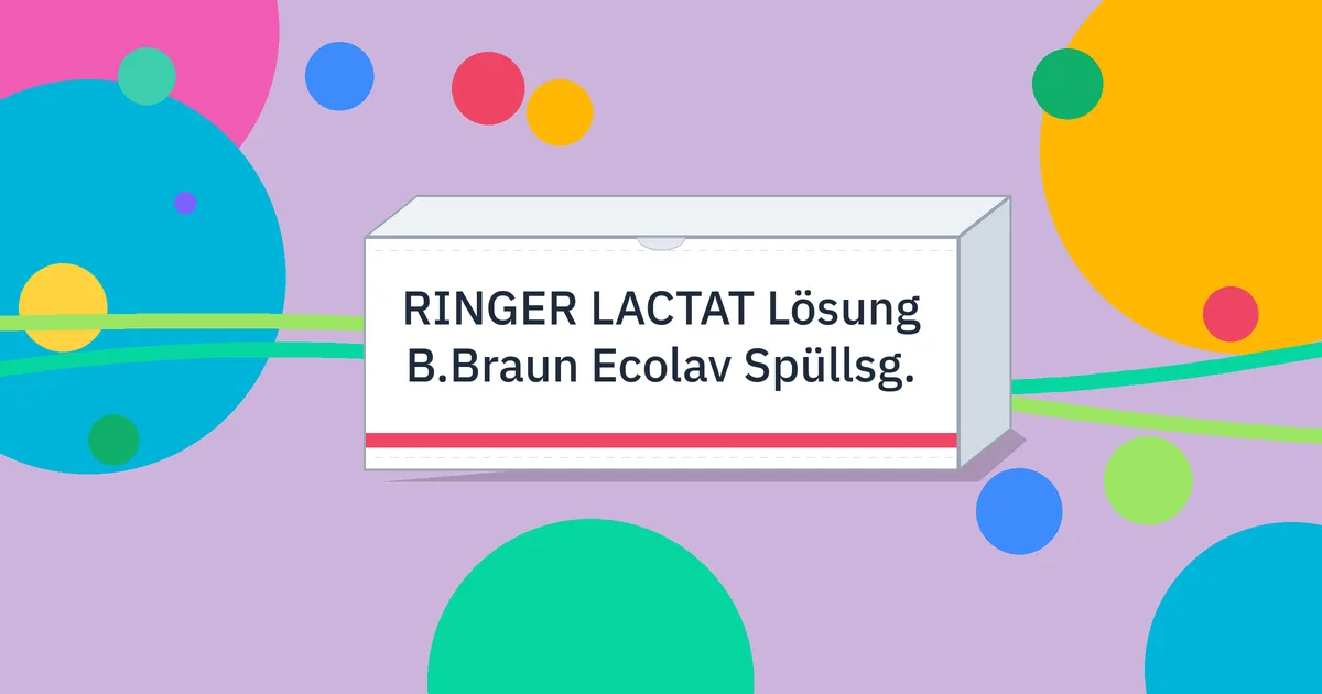 Symbolbild: Packung mit der Aufschrift RINGER LACTAT Lösung B.Braun Ecolav Spüllsg. (PZN 06062686) – Verfügbarkeit und Bezug in Apotheken in Frankfurt am Main