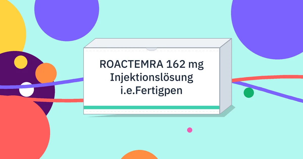 Symbolbild: Packung mit der Aufschrift ROACTEMRA 162 mg Injektionslösung i.e.Fertigpen (PZN 15660788) – Verfügbarkeit und Bezug in Apotheken in Frankfurt am Main