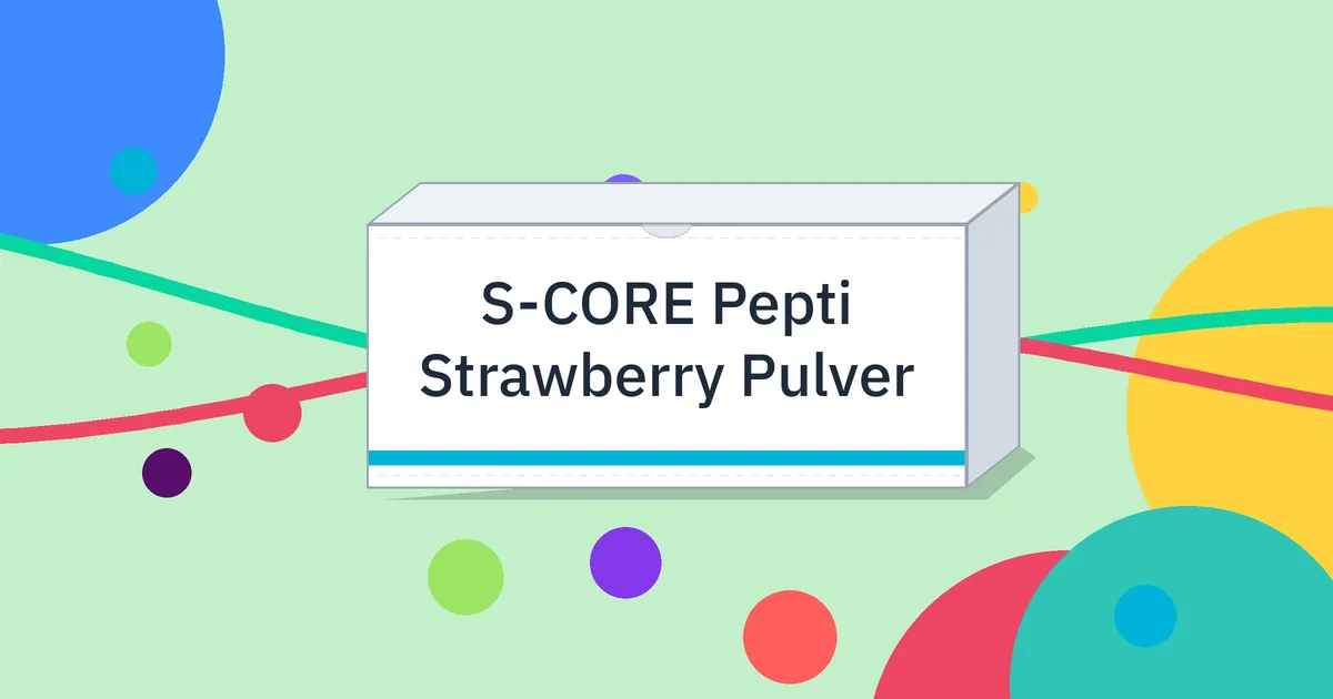 Symbolbild: Packung mit der Aufschrift S-CORE Pepti Strawberry Pulver (PZN 18097164) – Verfügbarkeit und Bezug in Apotheken in Frankfurt am Main