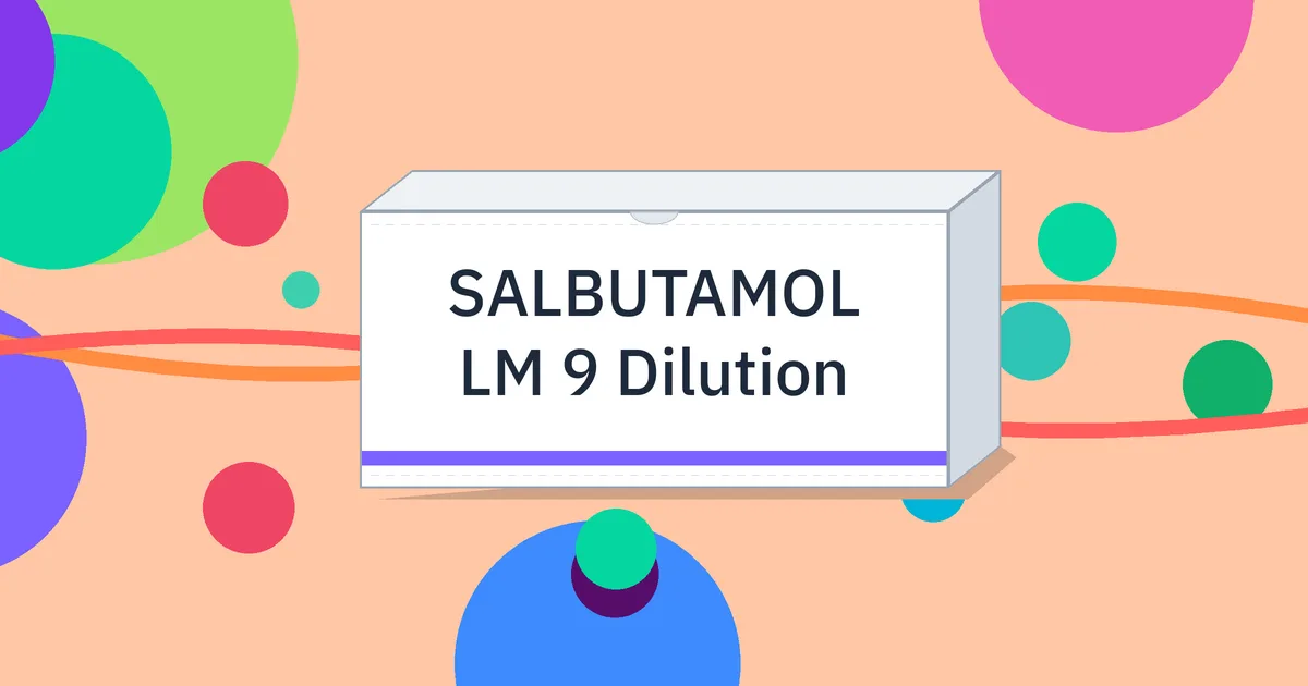 Symbolbild: Packung mit der Aufschrift SALBUTAMOL LM 9 Dilution (PZN 13177148) – Verfügbarkeit und Bezug in Apotheken in Frankfurt am Main