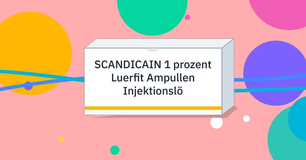 Symbolbild: Packung mit der Aufschrift SCANDICAIN 1 prozent Luerfit Ampullen Injektionslö (PZN 03338515) – Verfügbarkeit und Bezug in Apotheken in Frankfurt am Main