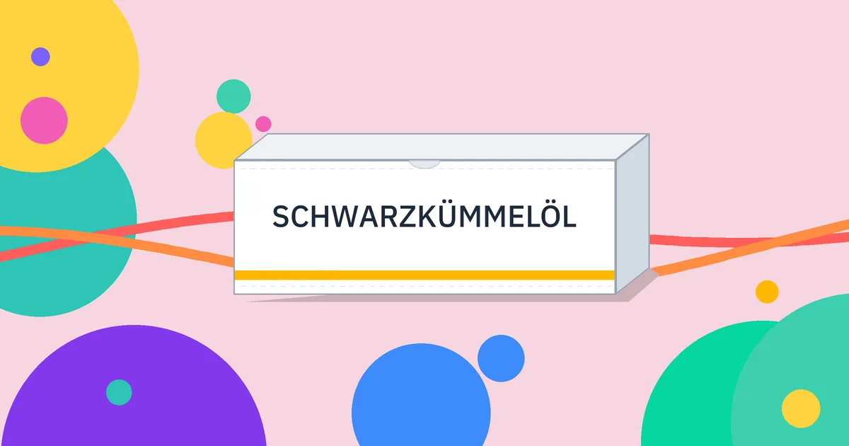 Symbolbild: Packung mit der Aufschrift SCHWARZKÜMMELÖL (PZN 02146481) – Verfügbarkeit und Bezug in Apotheken in Frankfurt am Main