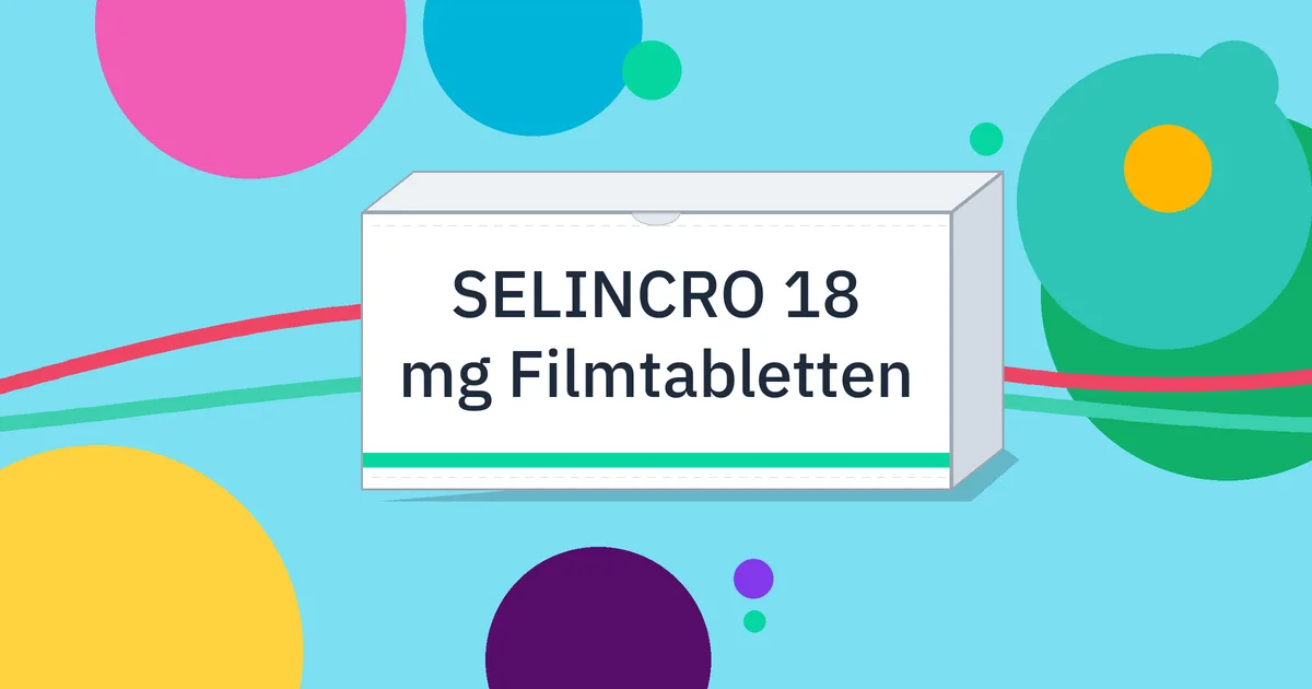 Symbolbild: Packung mit der Aufschrift SELINCRO 18 mg Filmtabletten (PZN 10109270) – Verfügbarkeit und Bezug in Apotheken in Frankfurt am Main