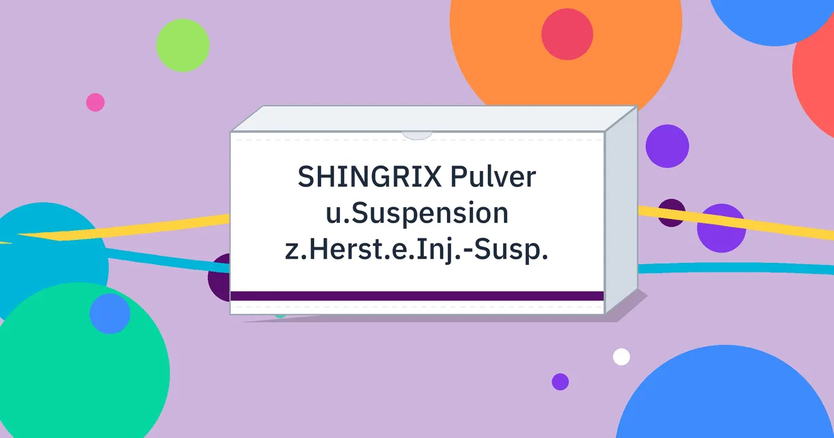 Symbolbild: Packung mit der Aufschrift SHINGRIX Pulver u.Suspension z.Herst.e.Inj.-Susp. (PZN 18666998) – Verfügbarkeit und Bezug in Apotheken in Frankfurt am Main