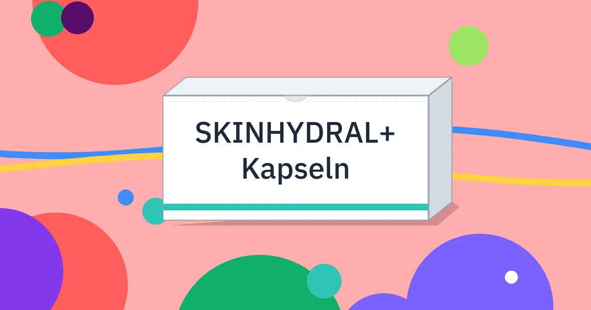Symbolbild: Packung mit der Aufschrift SKINHYDRAL+ Kapseln (PZN 13625049) – Verfügbarkeit und Bezug in Apotheken in Frankfurt am Main
