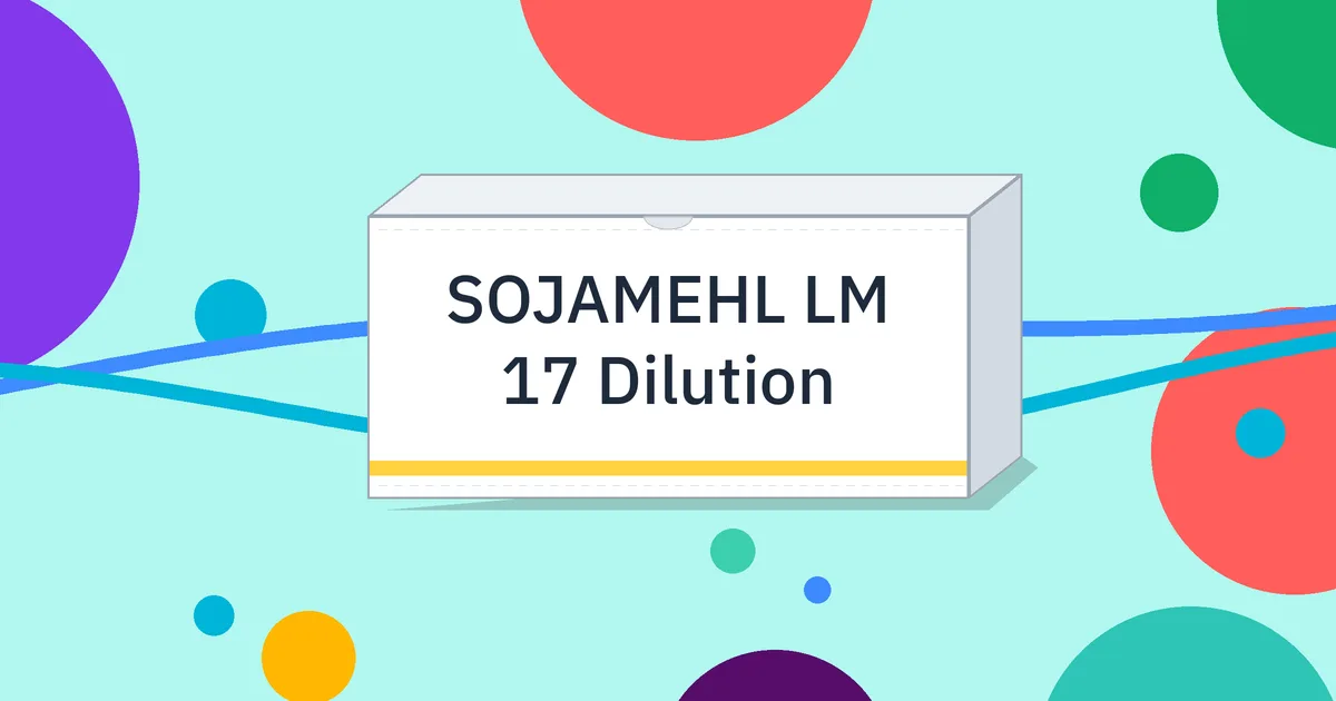 Symbolbild: Packung mit der Aufschrift SOJAMEHL LM 17 Dilution (PZN 13680999) – Verfügbarkeit und Bezug in Apotheken in Frankfurt am Main