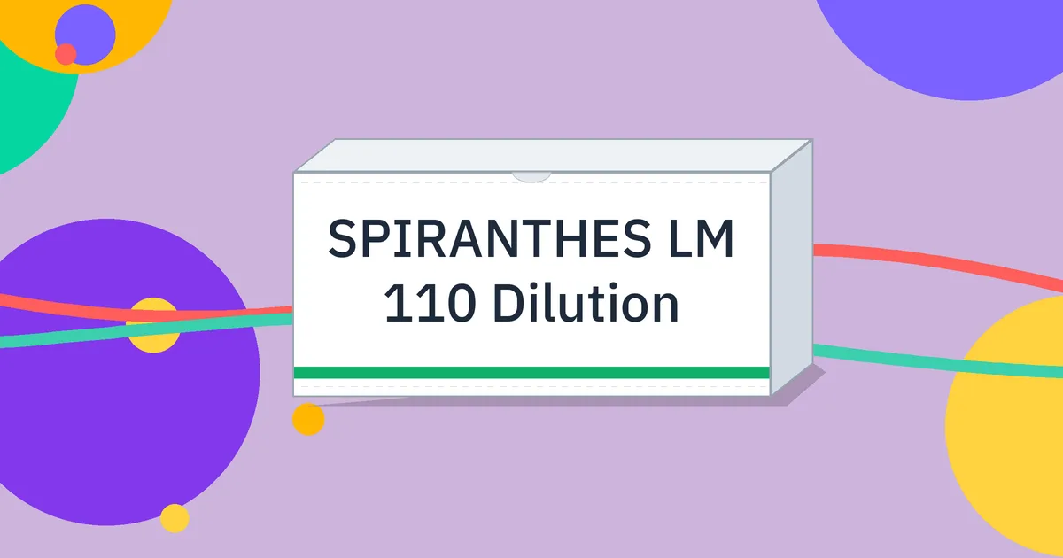 Symbolbild: Packung mit der Aufschrift SPIRANTHES LM 110 Dilution (PZN 13682432) – Verfügbarkeit und Bezug in Apotheken in Frankfurt am Main