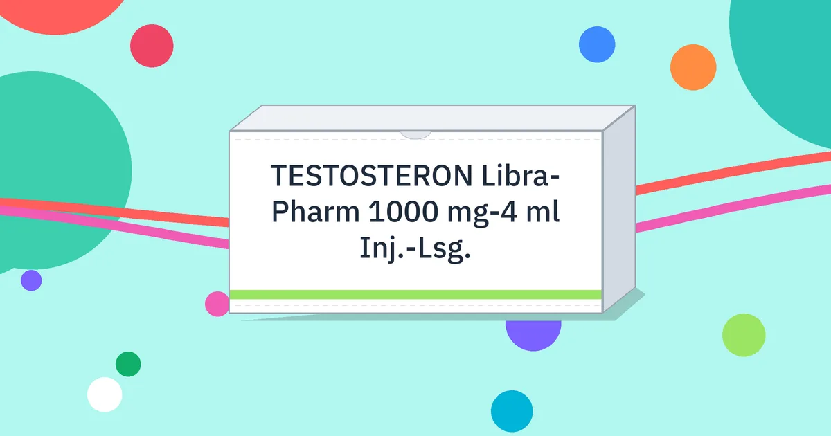 Symbolbild: Packung mit der Aufschrift TESTOSTERON Libra-Pharm 1000 mg-4 ml Inj.-Lsg. (PZN 18726826) – Verfügbarkeit und Bezug in Apotheken in Frankfurt am Main