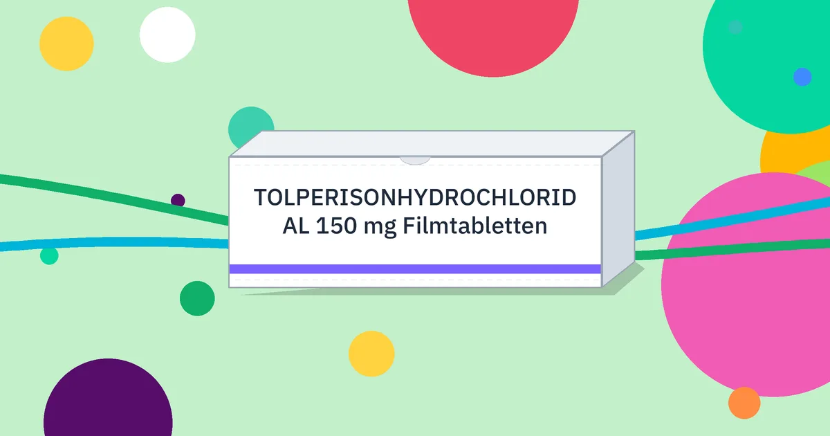 Symbolbild: Packung mit der Aufschrift TOLPERISONHYDROCHLORID AL 150 mg Filmtabletten (PZN 05705403) – Verfügbarkeit und Bezug in Apotheken in Frankfurt am Main