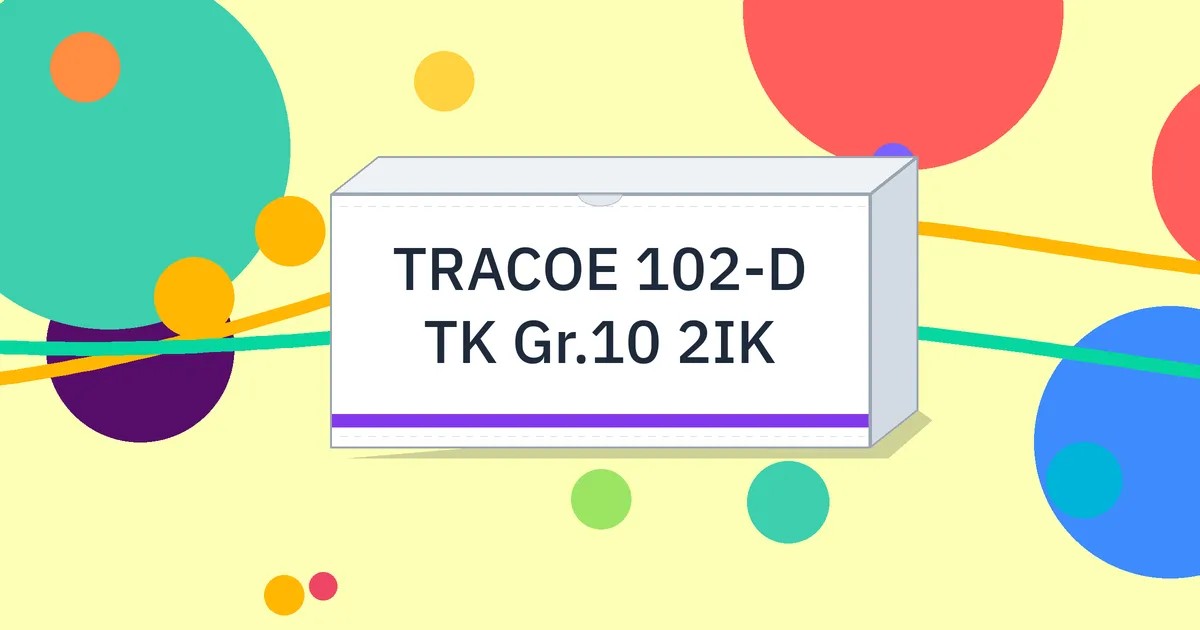 Symbolbild: Packung mit der Aufschrift TRACOE 102-D TK Gr.10 2IK (PZN 02141012) – Verfügbarkeit und Bezug in Apotheken in Frankfurt am Main
