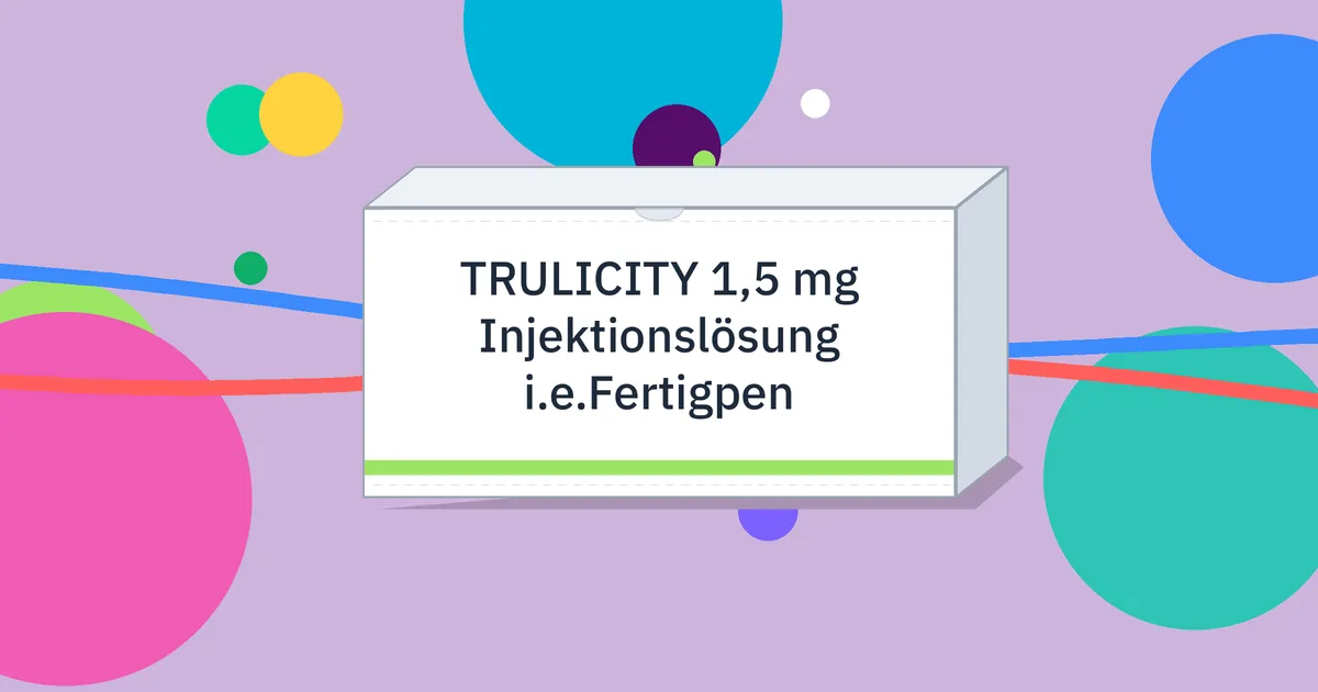 Symbolbild: Packung mit der Aufschrift TRULICITY 1,5 mg Injektionslösung i.e.Fertigpen (PZN 10921534) – Verfügbarkeit und Bezug in Apotheken in Frankfurt am Main