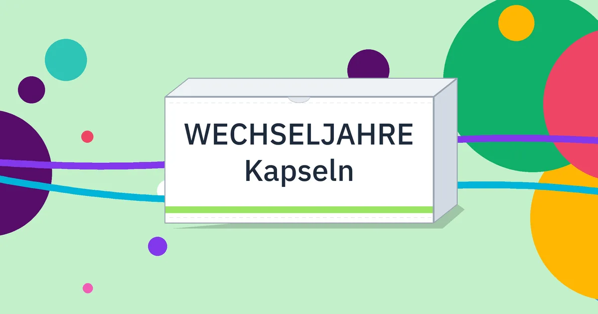 Symbolbild: Packung mit der Aufschrift WECHSELJAHRE Kapseln (PZN 19769855) – Verfügbarkeit und Bezug in Apotheken in Frankfurt am Main