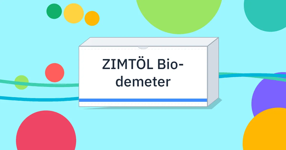 Symbolbild: Packung mit der Aufschrift ZIMTÖL Bio-demeter (PZN 15867532) – Verfügbarkeit und Bezug in Apotheken in Frankfurt am Main