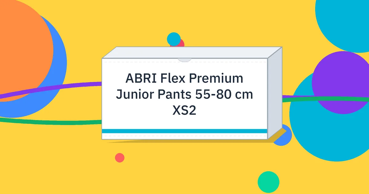Symbolbild: Packung mit der Aufschrift ABRI Flex Premium Junior Pants 55-80 cm XS2 (PZN 14304494) – Verfügbarkeit und Bezug in Apotheken in Frankfurt am Main
