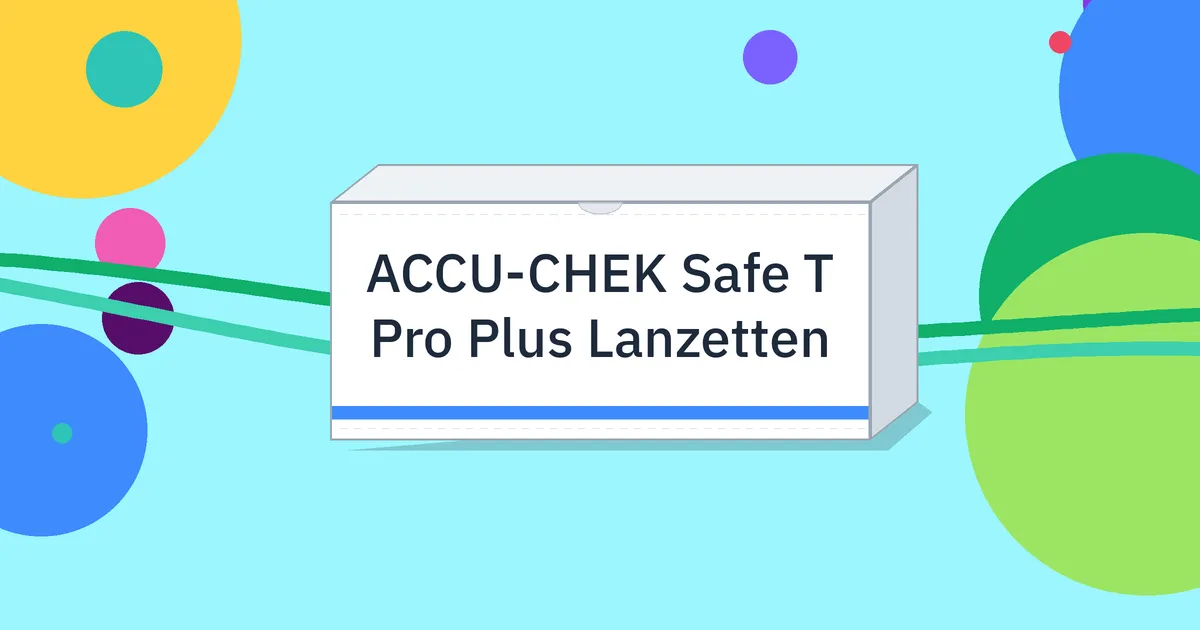 Symbolbild: Packung mit der Aufschrift ACCU-CHEK Safe T Pro Plus Lanzetten (PZN 01754184) – Verfügbarkeit und Bezug in Apotheken in Frankfurt am Main