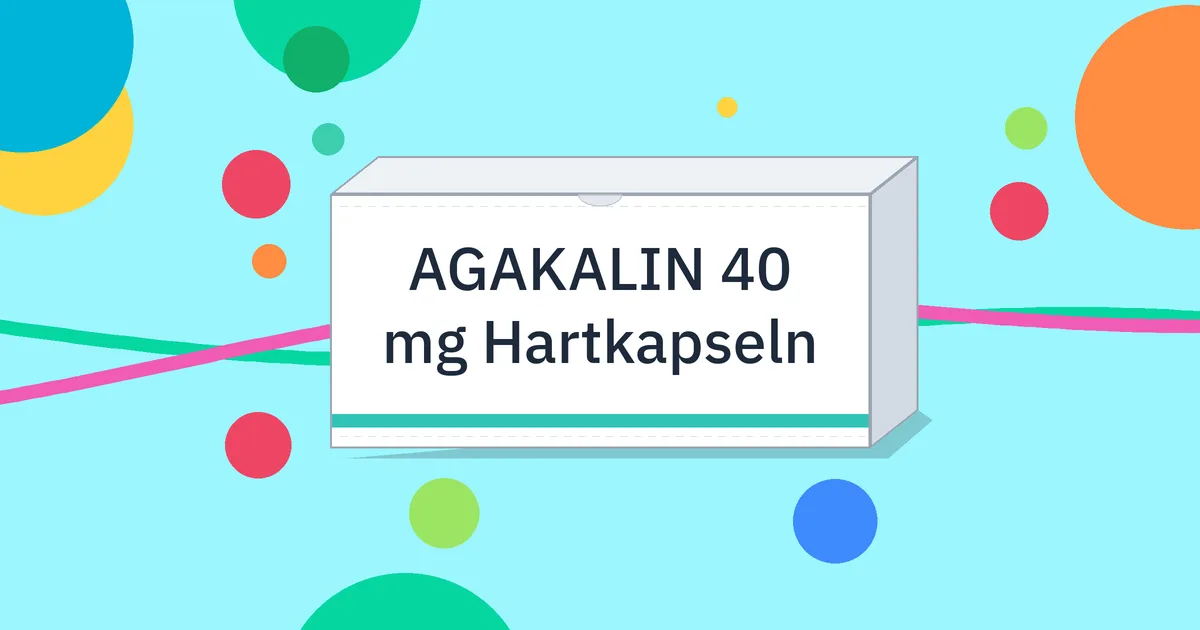 Symbolbild: Packung mit der Aufschrift AGAKALIN 40 mg Hartkapseln (PZN 19521115) – Verfügbarkeit und Bezug in Apotheken in Frankfurt am Main