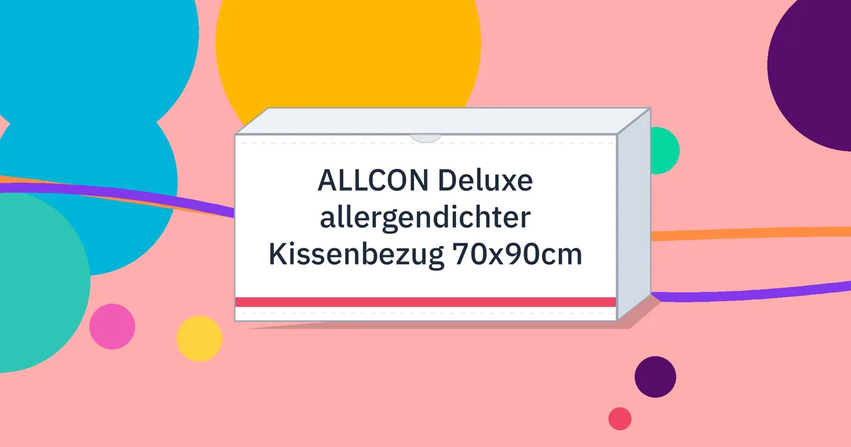 Symbolbild: Packung mit der Aufschrift ALLCON Deluxe allergendichter Kissenbezug 70x90cm (PZN 12446103) – Verfügbarkeit und Bezug in Apotheken in Frankfurt am Main