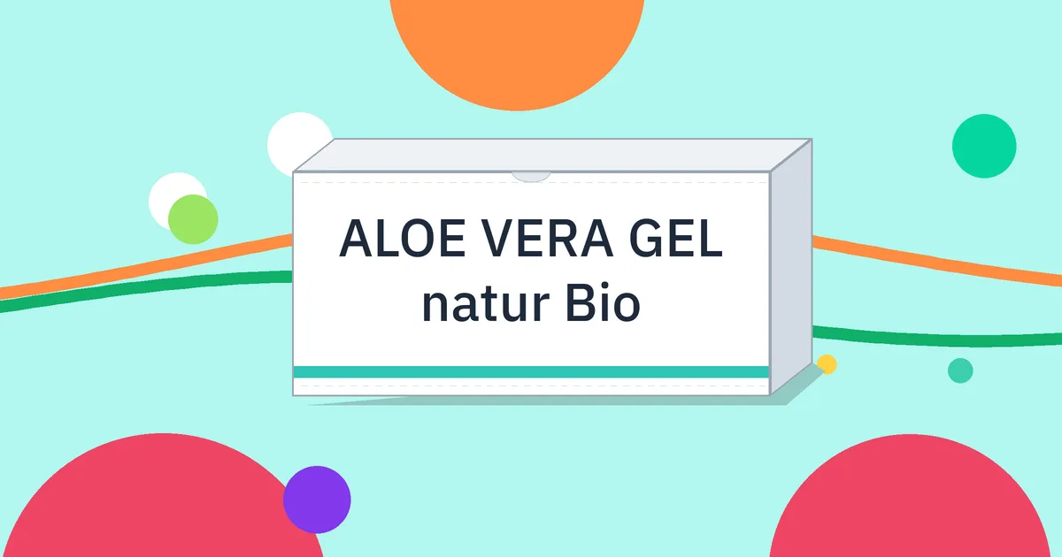 Symbolbild: Packung mit der Aufschrift ALOE VERA GEL natur Bio (PZN 16753842) – Verfügbarkeit und Bezug in Apotheken in Frankfurt am Main