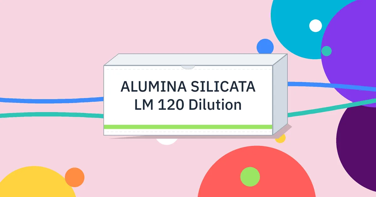 Symbolbild: Packung mit der Aufschrift ALUMINA SILICATA LM 120 Dilution (PZN 12759210) – Verfügbarkeit und Bezug in Apotheken in Frankfurt am Main