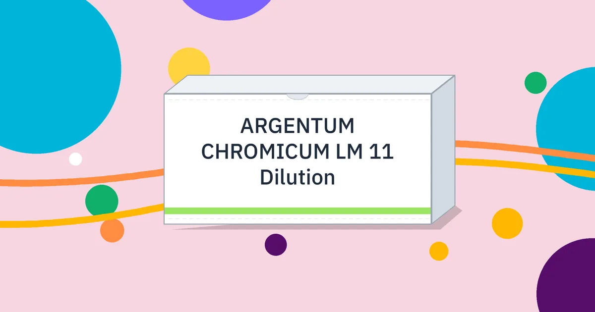 Symbolbild: Packung mit der Aufschrift ARGENTUM CHROMICUM LM 11 Dilution (PZN 13389471) – Verfügbarkeit und Bezug in Apotheken in Frankfurt am Main