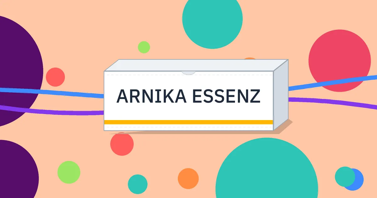 Symbolbild: Packung mit der Aufschrift ARNIKA ESSENZ (PZN 01753859) – Verfügbarkeit und Bezug in Apotheken in Frankfurt am Main