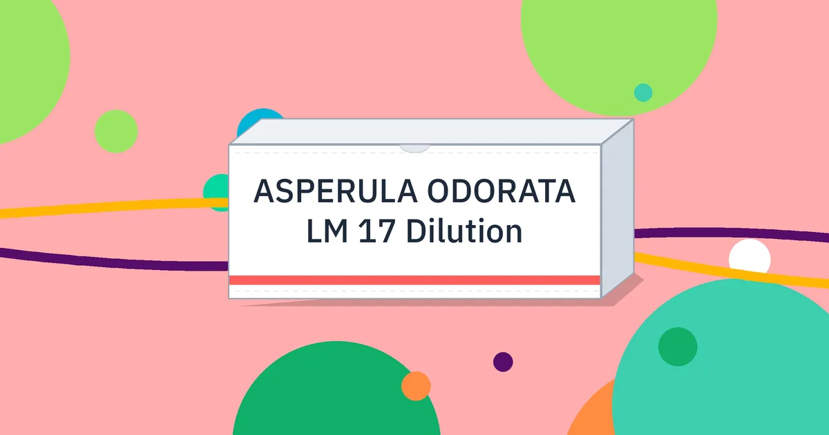 Symbolbild: Packung mit der Aufschrift ASPERULA ODORATA LM 17 Dilution (PZN 13403917) – Verfügbarkeit und Bezug in Apotheken in Frankfurt am Main